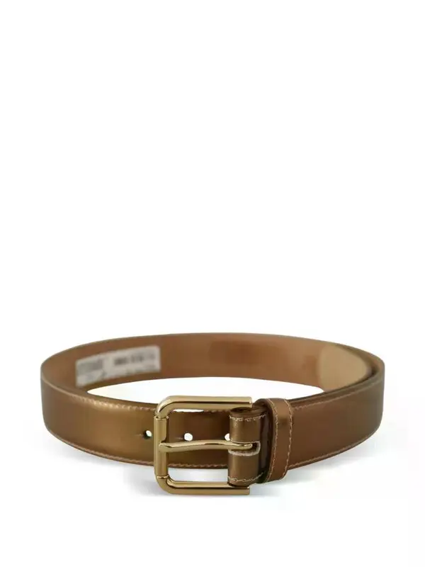 Dolce & Gabbana Logo-engraved Buckle Belt