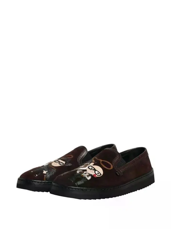 Dolce & Gabbana Dg Millennials Dg Family Sneakers - Brown