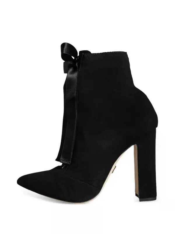 Dolce & Gabbana Lace-up Ribbon Ankle Boots