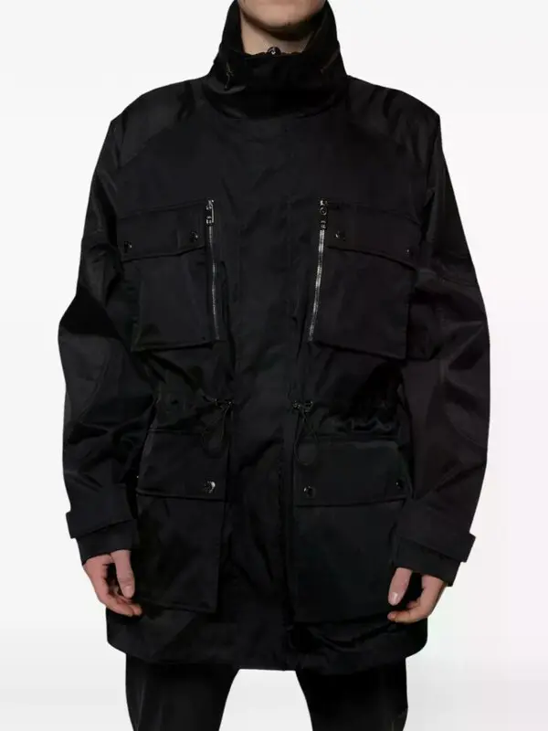 Dolce & Gabbana Multi-pocket High-neck Parka - Black