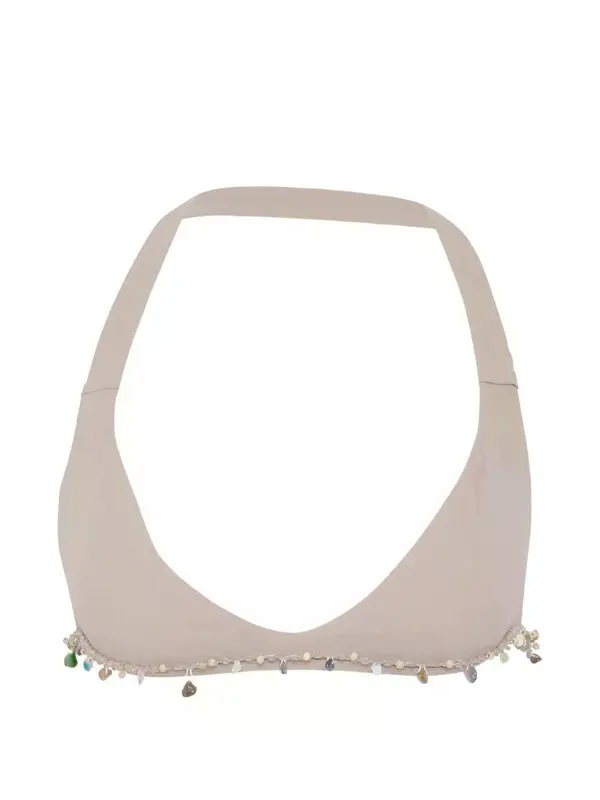 Christopher Esber Beach Quartz Bikini Top - Neutrals