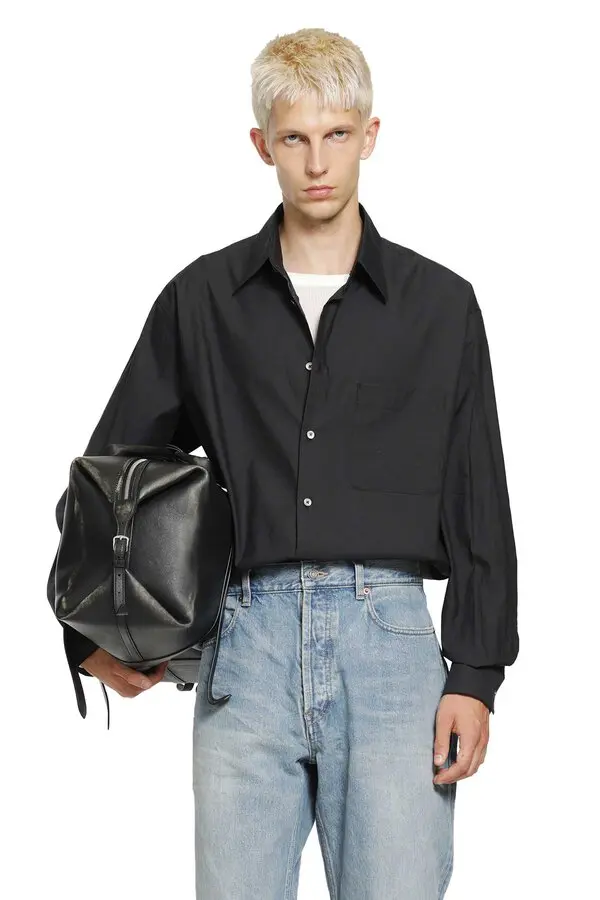 LEMAIRE Regular Cotton And Silk Blend Shirt