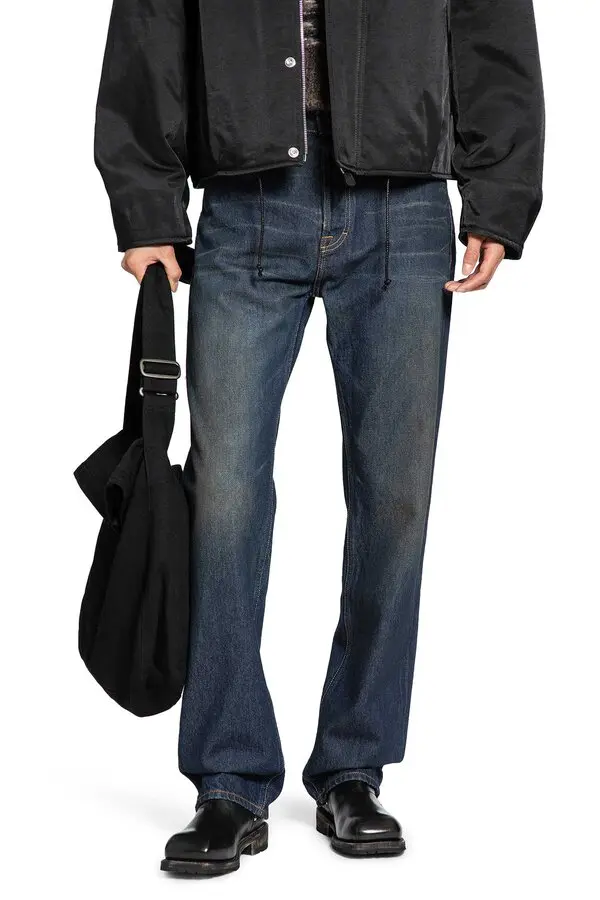 Our Legacy First Cut Jeans In Sand Tint - Blue