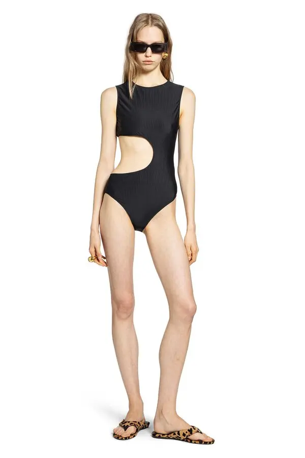 Alaïa Cut-out One-piece Swimsuit - Black
