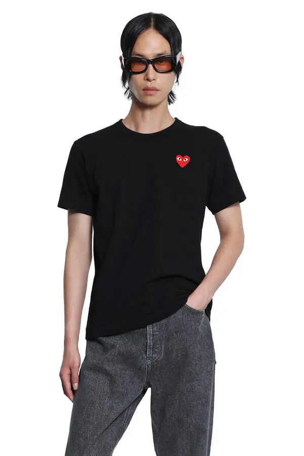 Play Comme Des Garcon Signature Heart T-shirt
