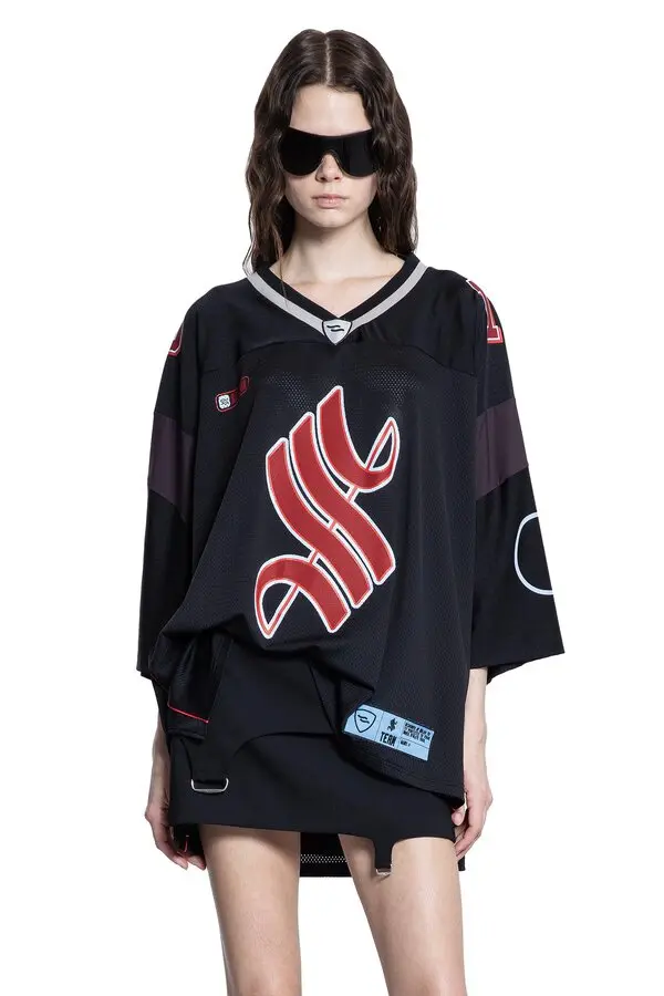SSHEENA Jersey T-shirt With Appliqué Detail