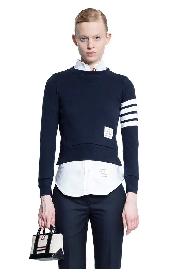 Thom Browne Classic Loopback 4-bar Sweatshirt