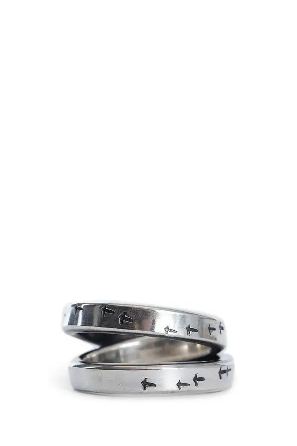 WERKSTATT MUNCHEN Sterling Engraved Bird Flight Ring - Silver