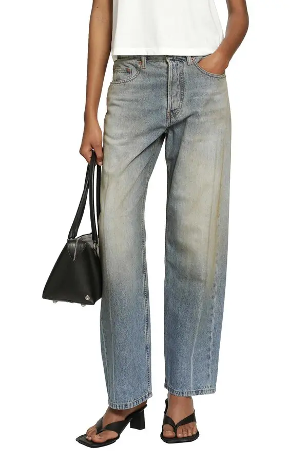 MAISON MARGIELA Medium Faded Straight Leg Jeans