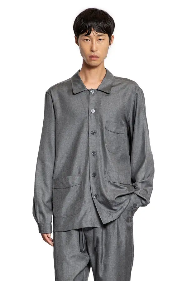 TOM FORD Yarn Dyed Silk Light Outershirt