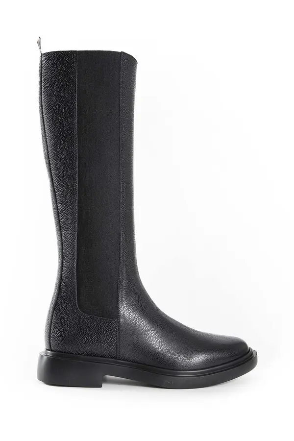 Thom Browne Pebble Grain Knee High Chelsea Boots