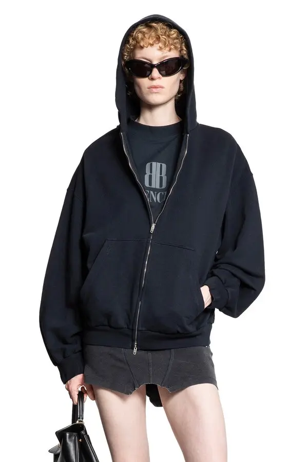 Balenciaga Flipped Uni Zip-up Hoodie