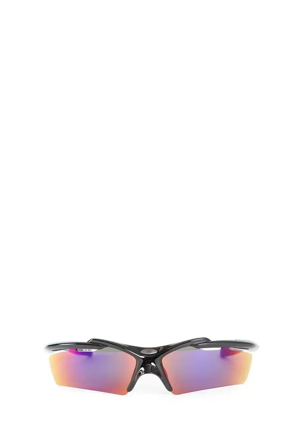 Balenciaga Turbo Rectangle Sunglasses - Black