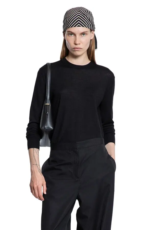 TOTEME Fine Merino Wool And Silk Crewneck Knit