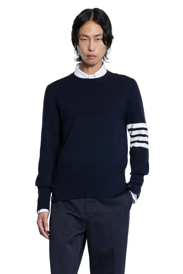 Thom Browne Milano Stitch 4-bar Sweater