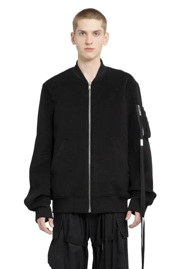 ANN DEMEULEMEESTER Wool Cashmere Felt Bomber