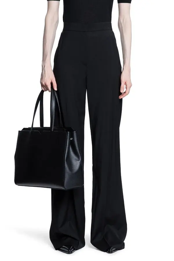 Max Mara Fernet Light Wool Trousers - Black