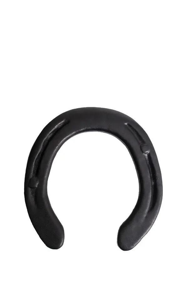 NATALIA BRILLI Leather Covered Horseshoe