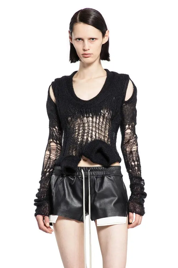 Rick Owens Spider Banana Knit Top