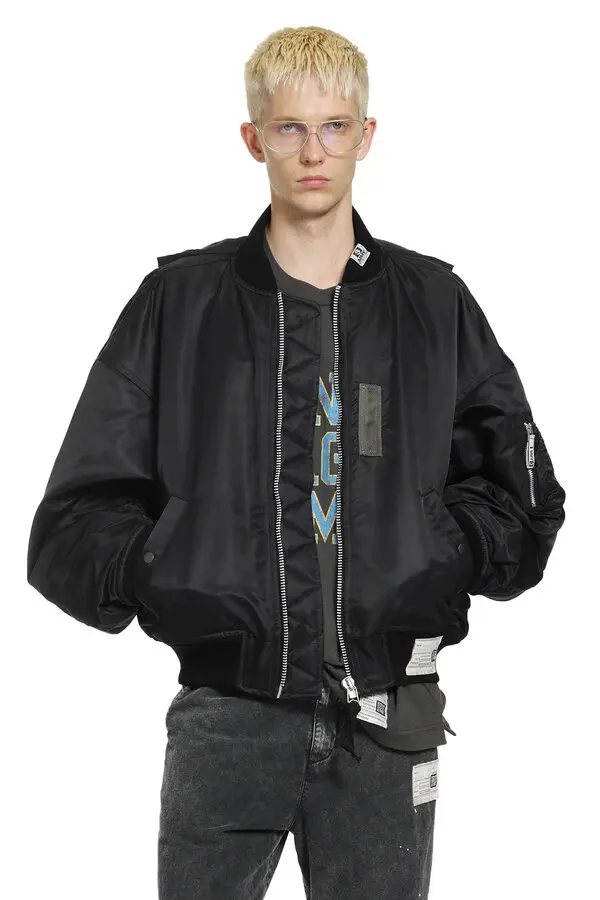 Mihara Yasuhiro Hybrid Vest Bomber Jacket