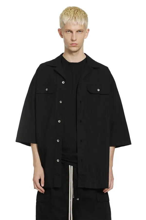 Rick Owens Temple Magnum Tommy Shirt - Black