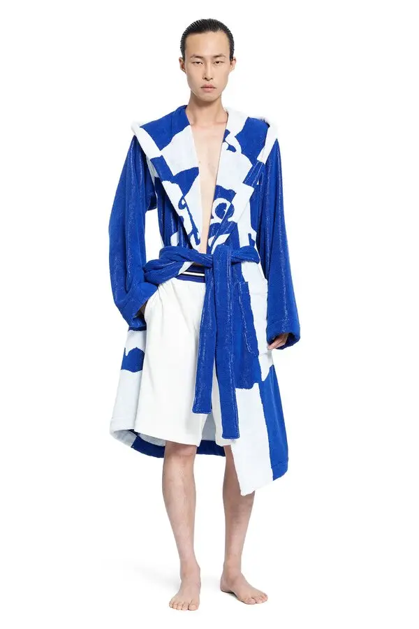 Burberry Equestrian Knight Jacquard Robe - Multicolor