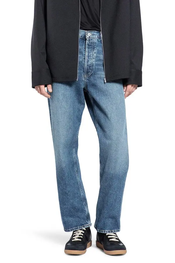 AGOLDE Mid-rise Loose Fit Straight Leg Jeans - Blue