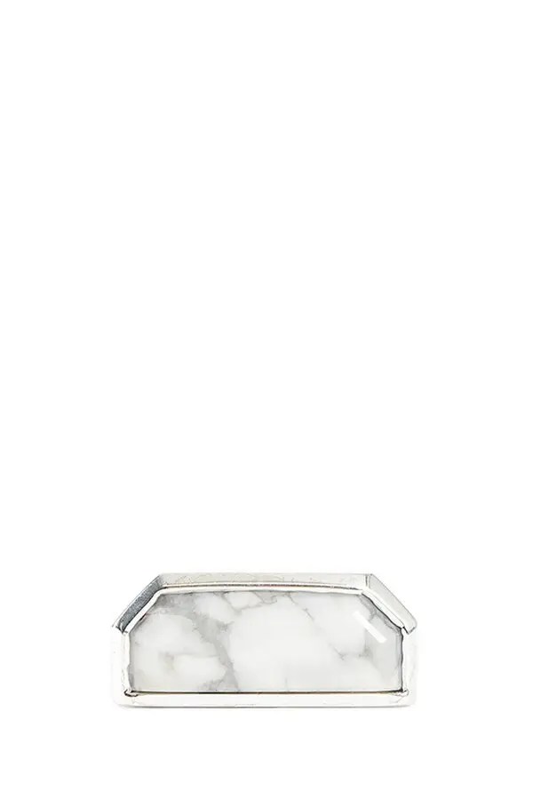 SUOT STUDIO Howlite Ring - Silver