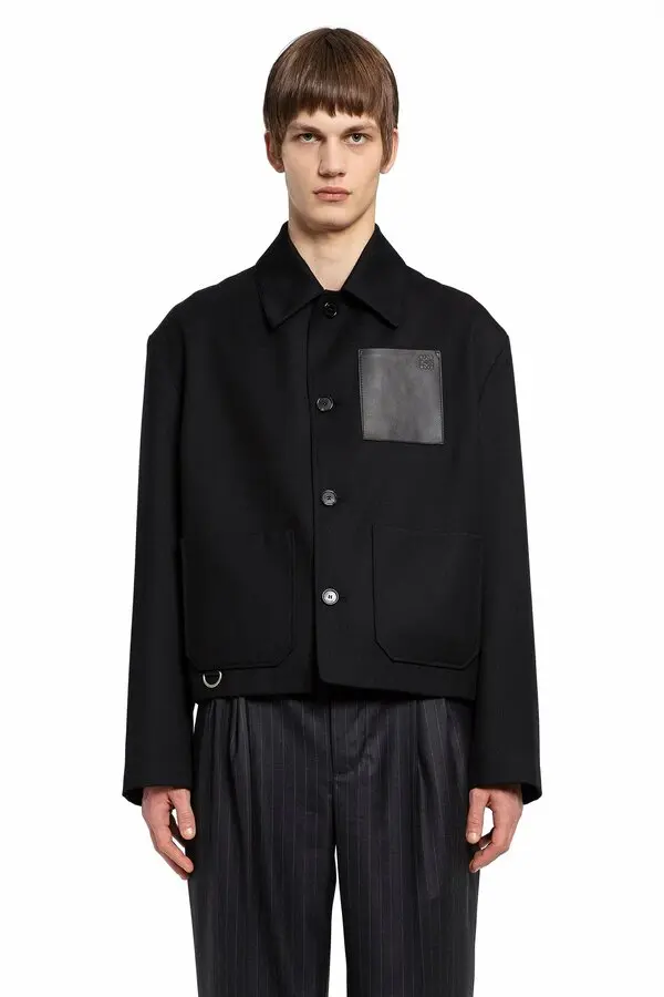 Loewe Leather Pocket Workwear Jacket