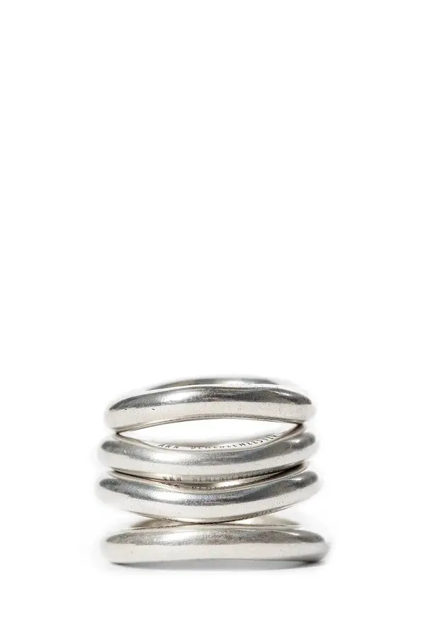 ANN DEMEULEMEESTER Herta Ring Set - Silver