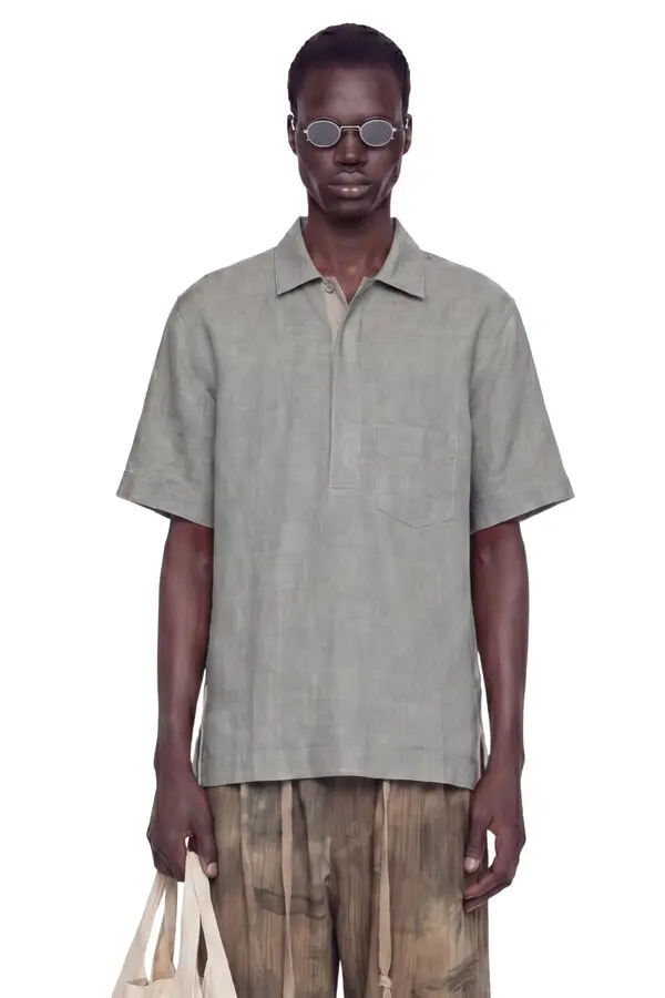 ZIGGY CHEN Spread Collar T-shirt