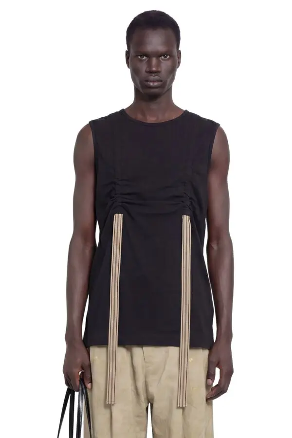 ZIGGY CHEN Ribbon Strap Sleeveless Top