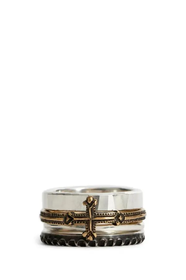 WERKSTATT MUNCHEN Combination Ring Set - Silver