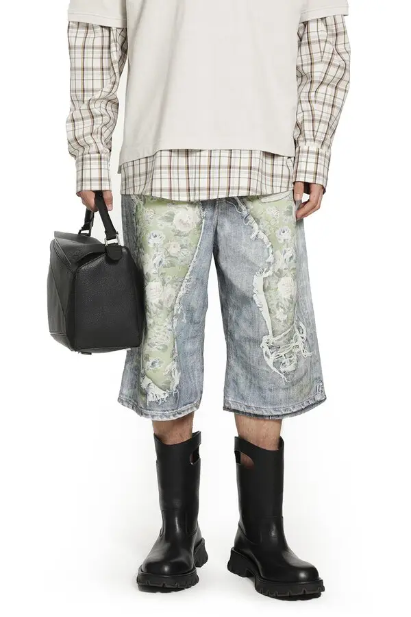 Acne Studios Trompe-l'oeil Denim Shorts