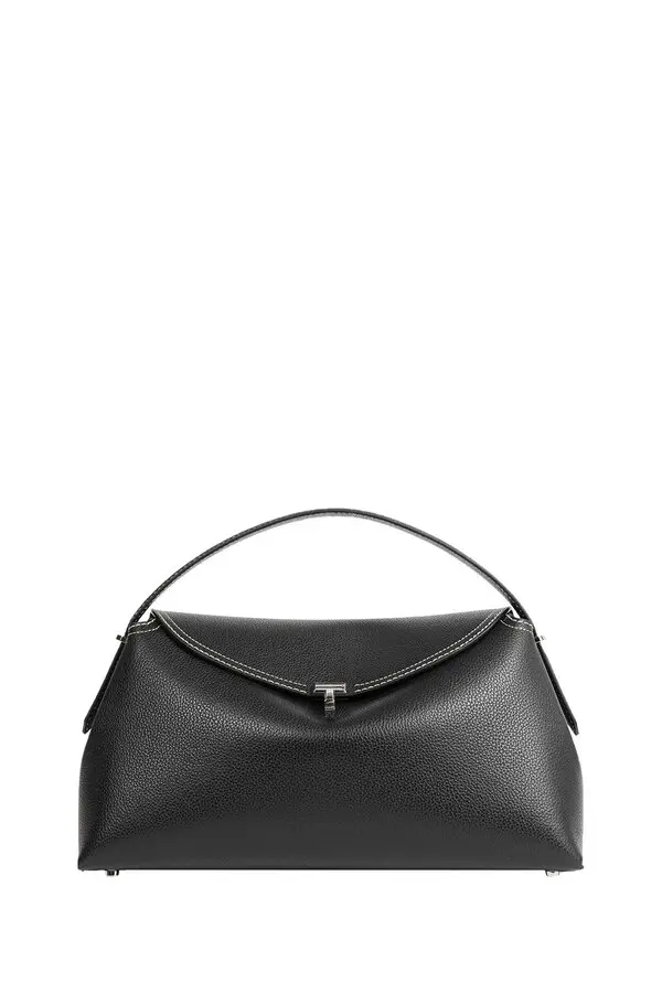 TOTEME T-lock Top Handle Bag - Black