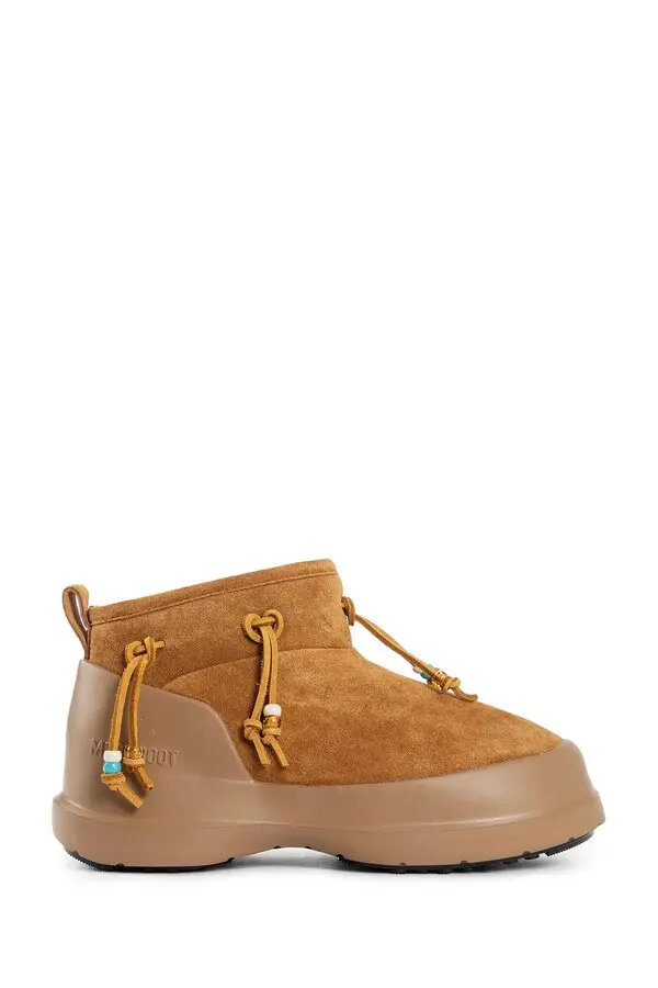 Moon Boot Luna Low Suede Boots - Brown