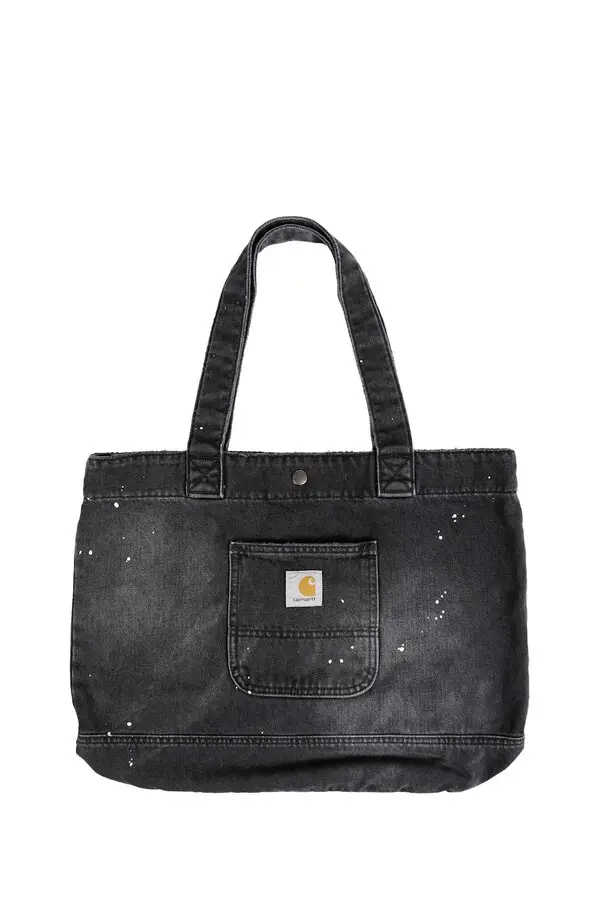 Carhartt Work In Progress Denim Tote Bag - Black