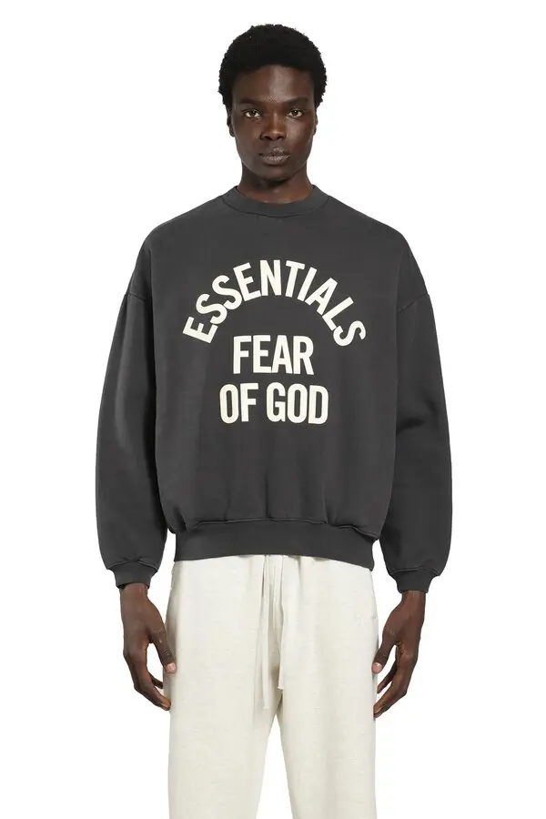 Fear Of God 90s Crewneck Sweatshirt - Black