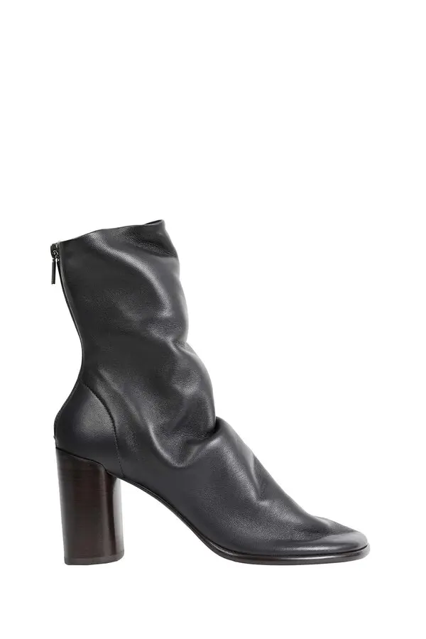 LEMAIRE Glove Leather Ankle Boots