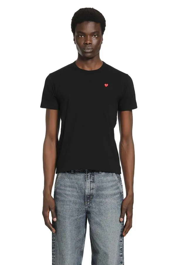 Play Comme Des Garcon Small Heart Cotton T-shirt