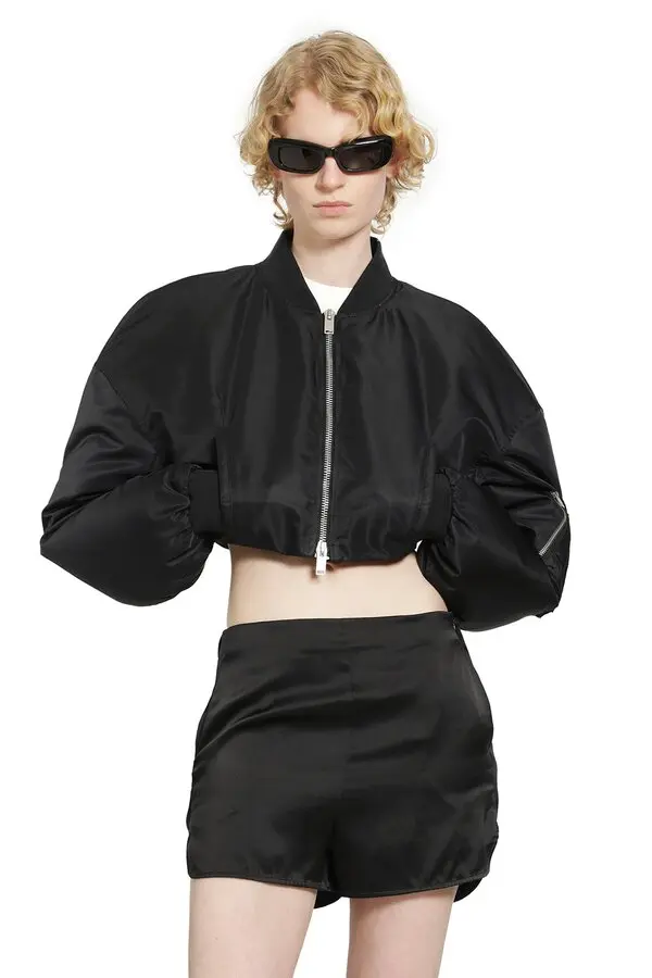 NVL GARDE Cropped Bomber Jacket