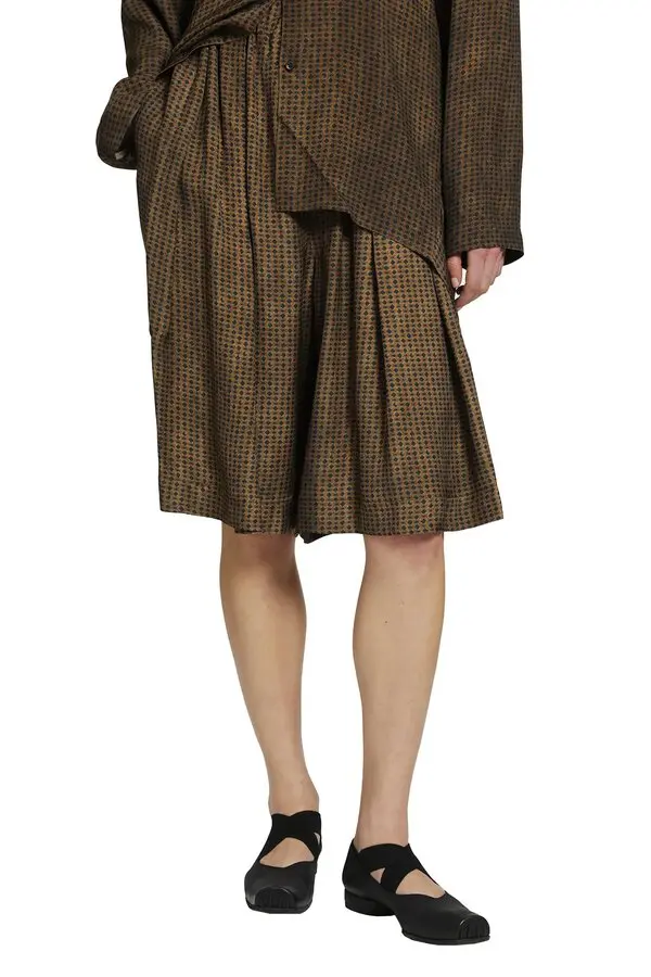 UMA WANG Wide Leg Printed Trousers
