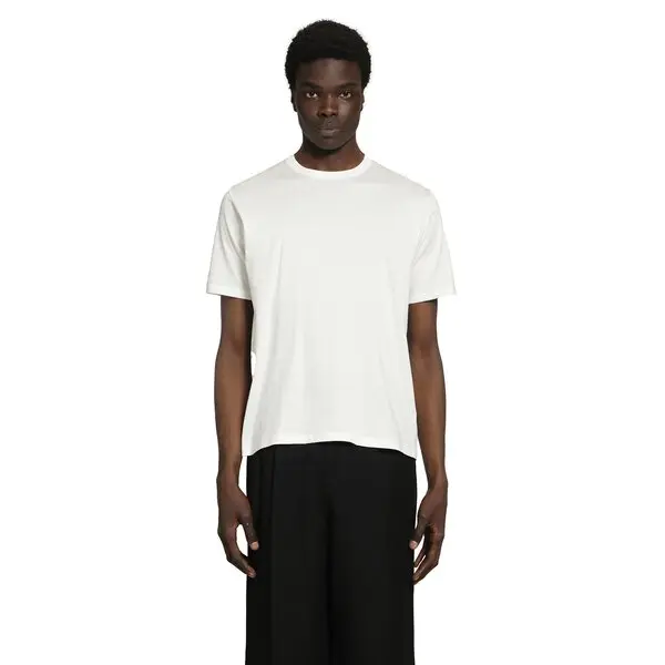 SSSTEIN Suvin Cotton Basic Tee - Off-white