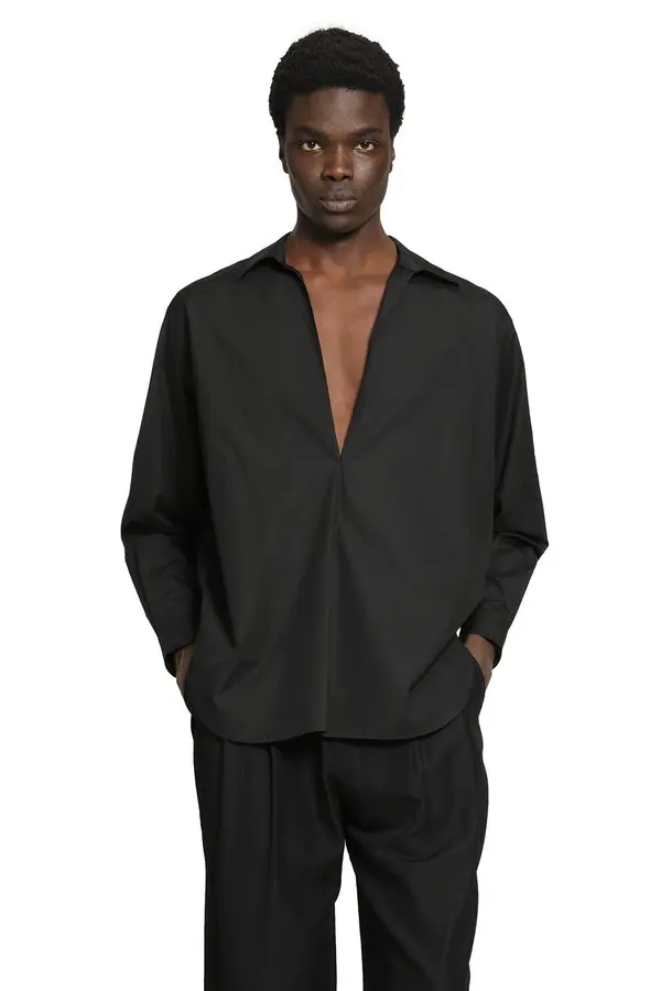 SSSTEIN Suvin Cotton Oversized Skipper Shirt