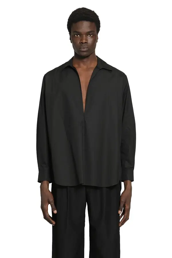 SSSTEIN Suvin Cotton Oversized Skipper Shirt
