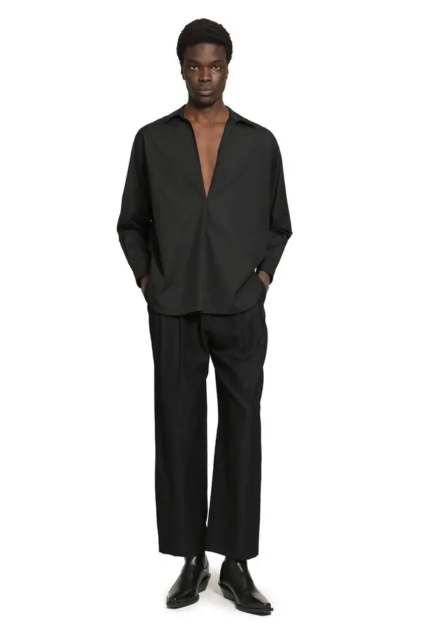 SSSTEIN Suvin Cotton Oversized Skipper Shirt