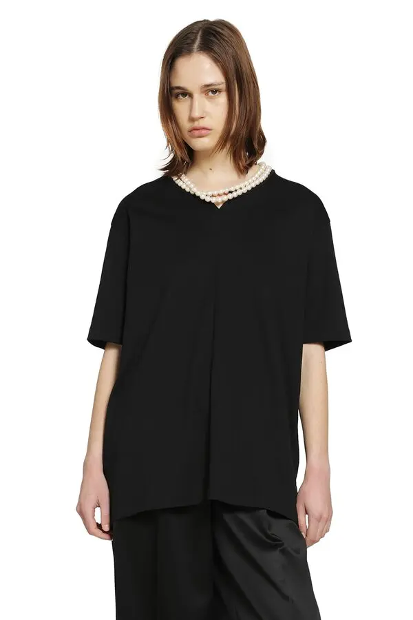 Junya Watanabe Split Neck Cotton T-shirt