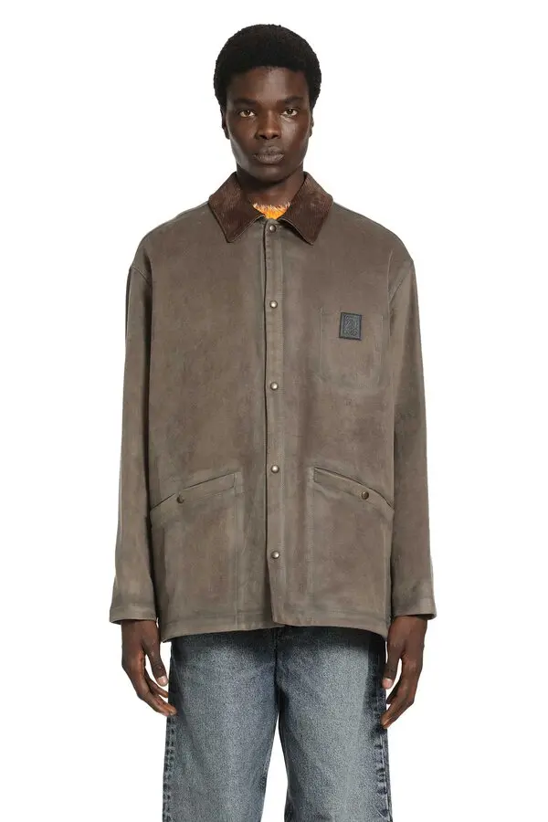Loewe Overshirt In Cotton Blend