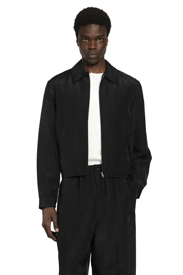 LEMAIRE Short Blouson Jacket - Black