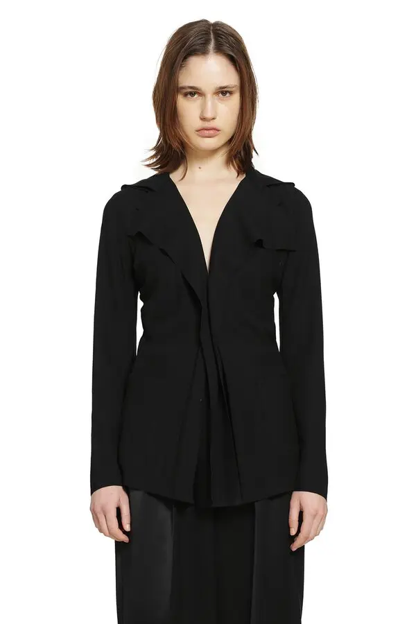 Junya Watanabe Pleated Poly Twill Blazer